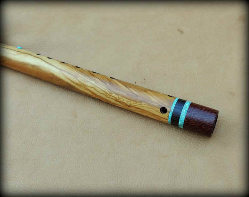 Custom made carved and inlay Native American Flutes by JP Gomez