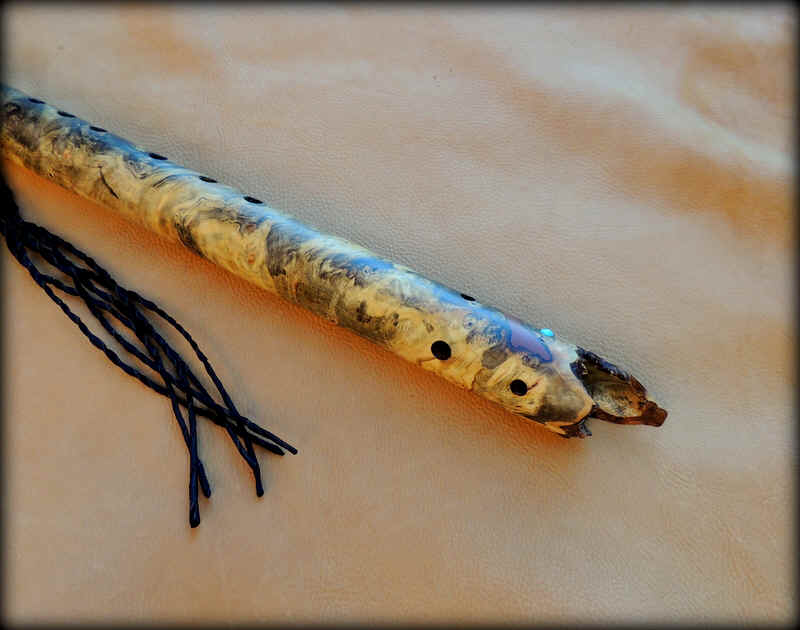Custom made carved and inlay Native American Flutes by JP Gomez