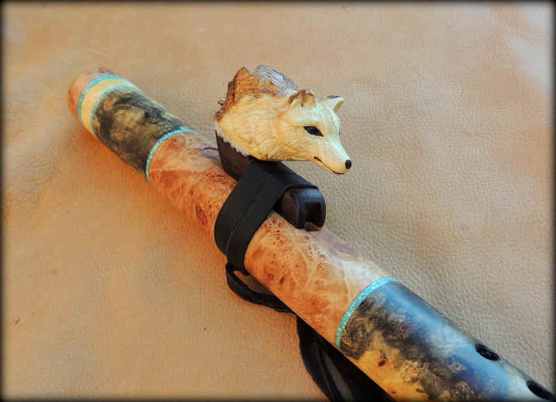 Custom made carved and inlay Native American Flutes by JP Gomez
