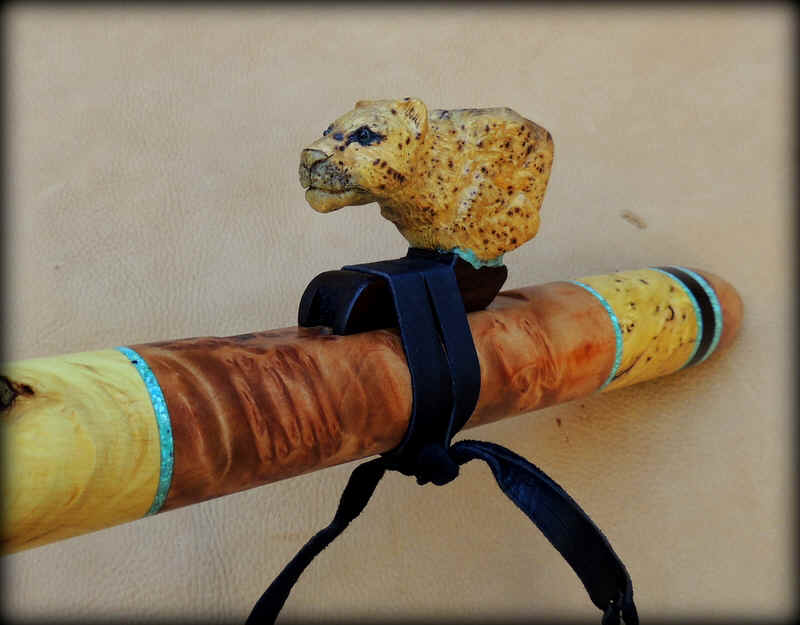 Custom made carved and inlay Native American Flutes by JP Gomez