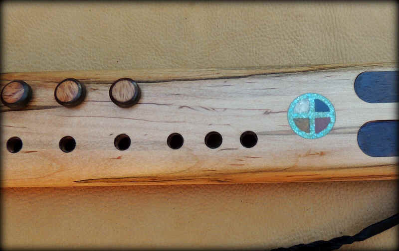 Custom made carved and inlay Native American Flutes by JP Gomez