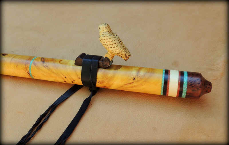 Custom made carved and inlay Native American Flutes by JP Gomez