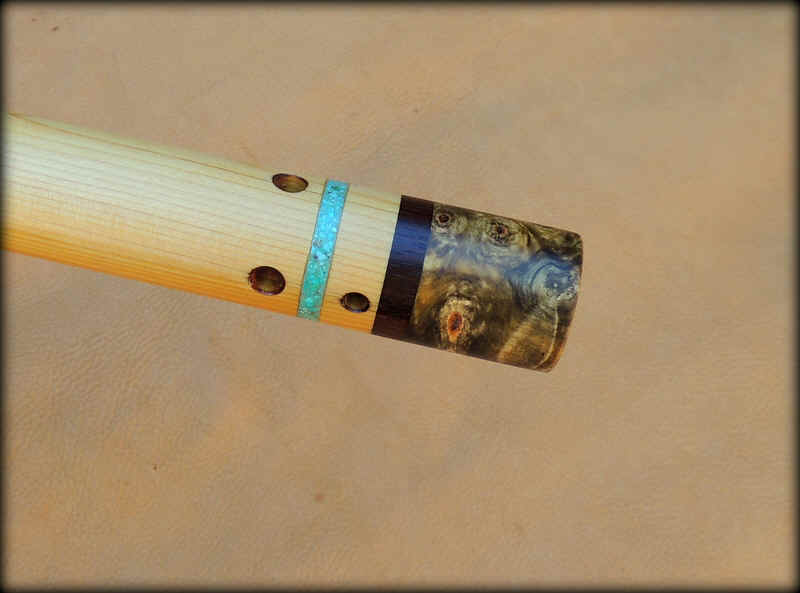 Custom made carved and inlay Native American Flutes by JP Gomez