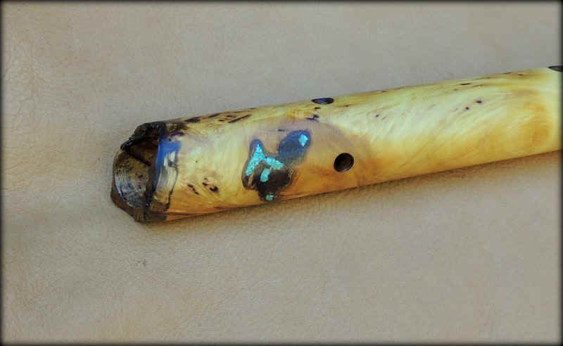 Custom made carved and inlay Native American Flutes by JP Gomez