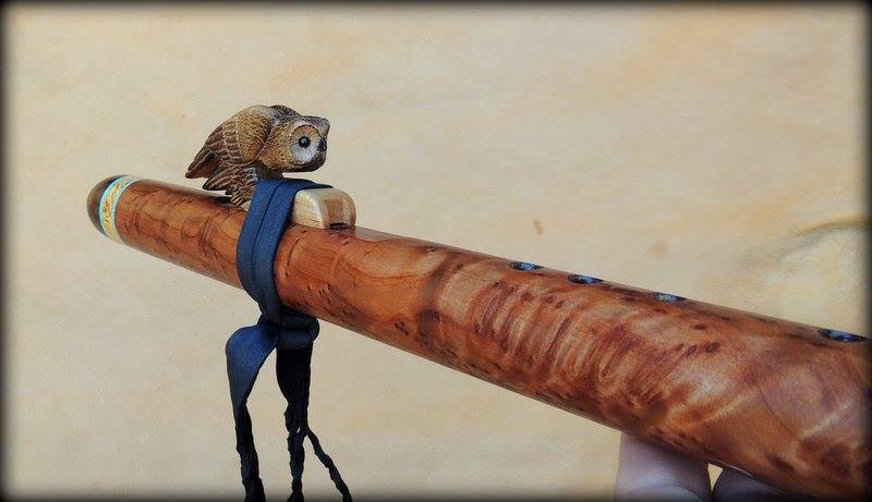 Custom made carved and inlay Native American Flutes by JP Gomez